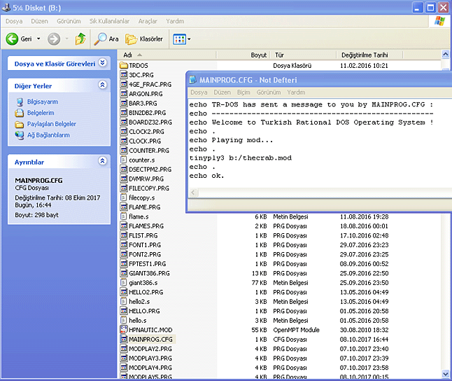TRDOS 386 Operating System - QEMU - Demo